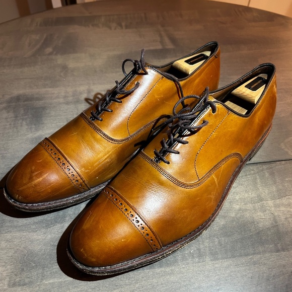 Allen Edmonds | Shoes | Allen Edmonds Brown Cap Toe Oxfords | Poshmark